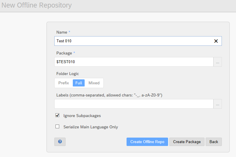 Ignore Sub Packages In Offline Project · Issue 6535 · Abapgit Abapgit · Github