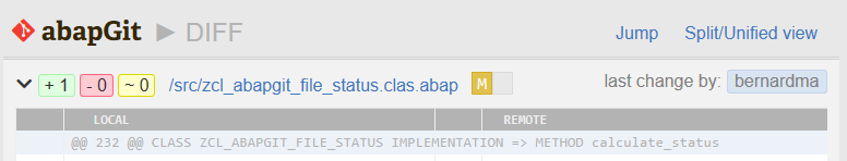 "Last change by" is not always correct for FUGR includes · Issue #1428 · abapGit/abapGit · GitHub
