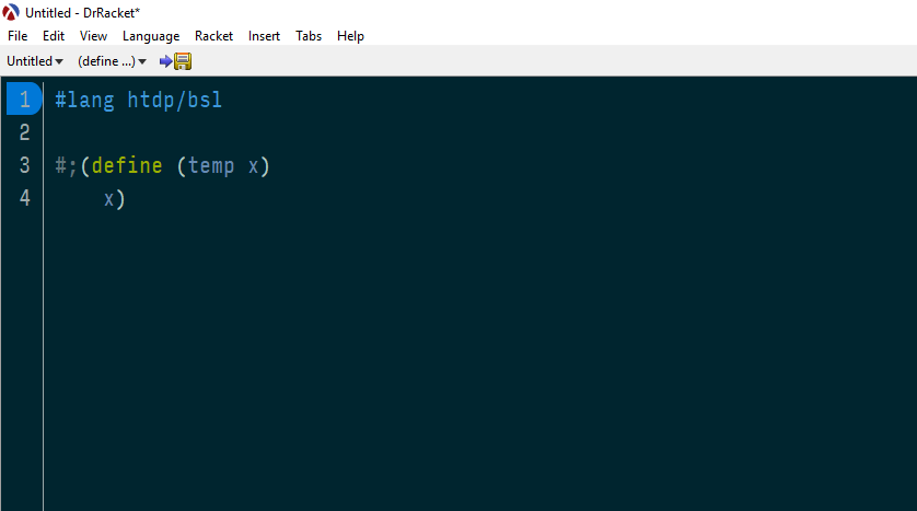 Indentation/highlighting issues in student languages when first line is ...
