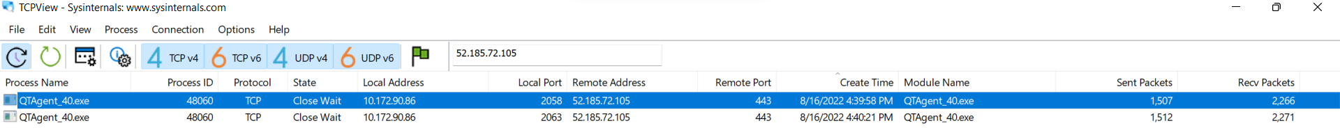 What cause error "A connection that was expected to be kept alive was ...