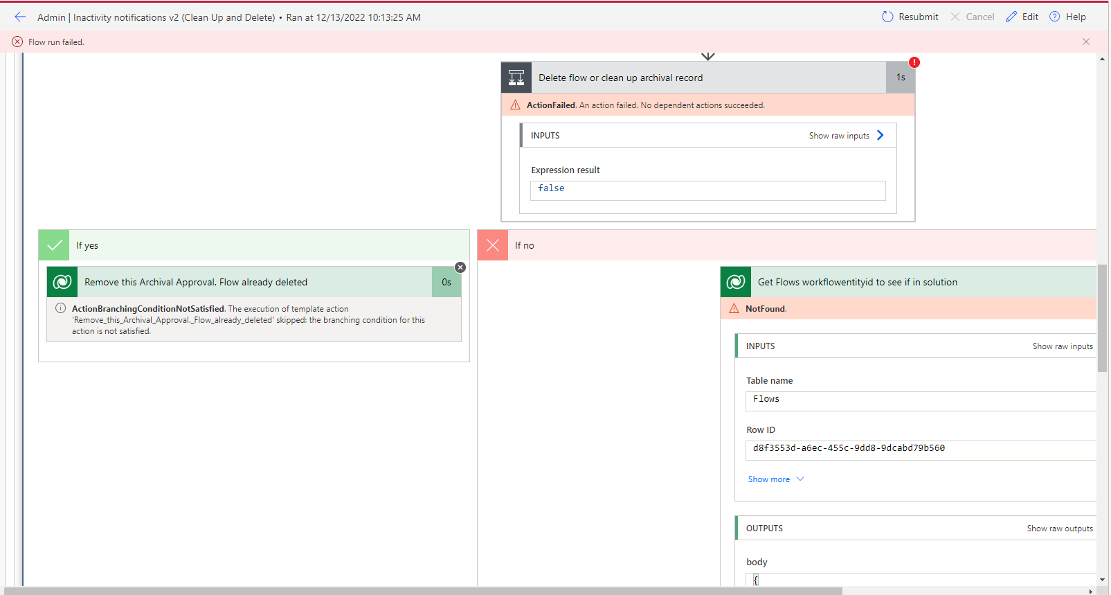 [CoE Starter Kit - BUG] Admin | Inactivity notifications v2 (Clean Up ...