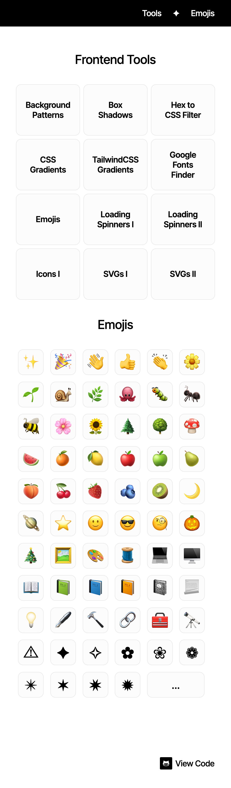 GitHub - dejmedus/toolbox: Collection of useful web dev tools and assets + emojis