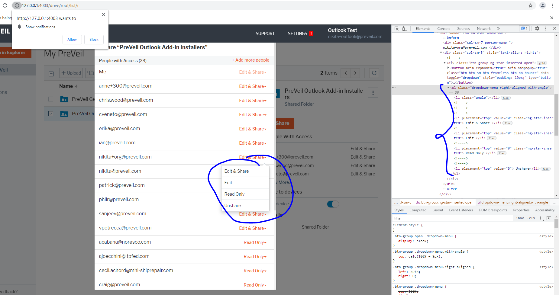 It shows empty when I try to click on a dropdown list and get the list of elements in it · Issue ...
