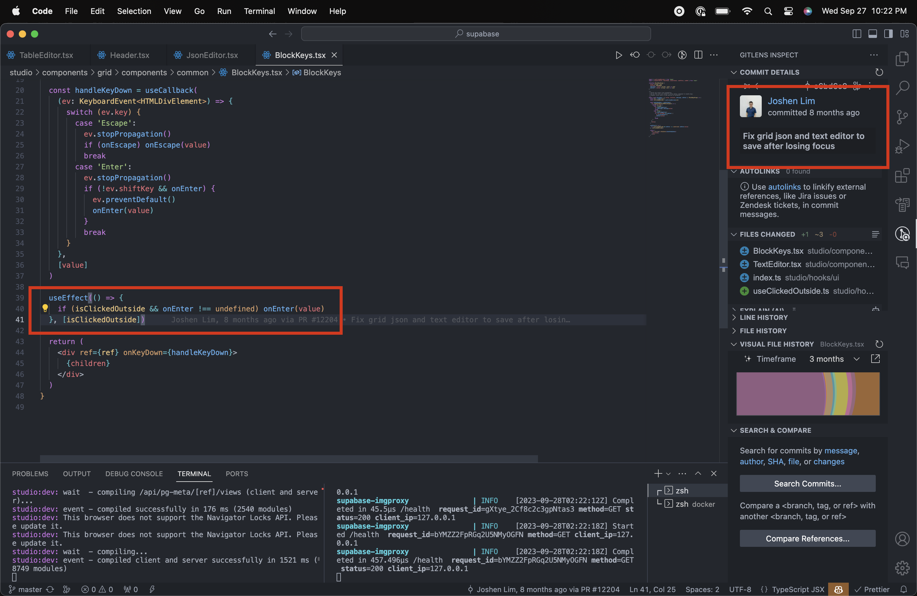 Table Editor Bug: clicking outside of a Jsonb cell popover results in an UPDATE for the row ...