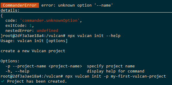 CLI error : "--name" not find · Issue #67 · Canner/vulcan-sql · GitHub