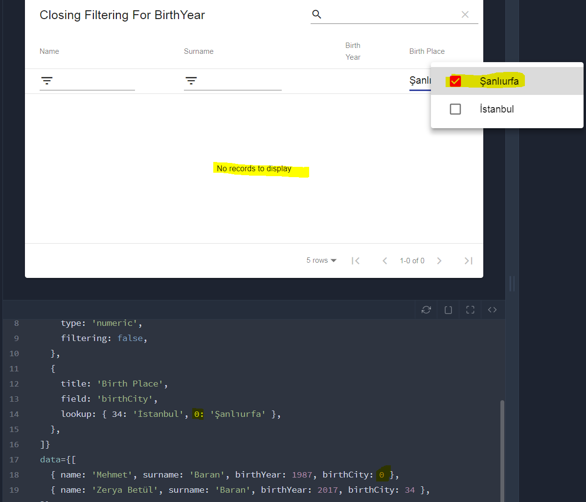 When Using Lookup With Integer Value 0 The Filtering Returns Empty Results · Issue 370 · Mbrn