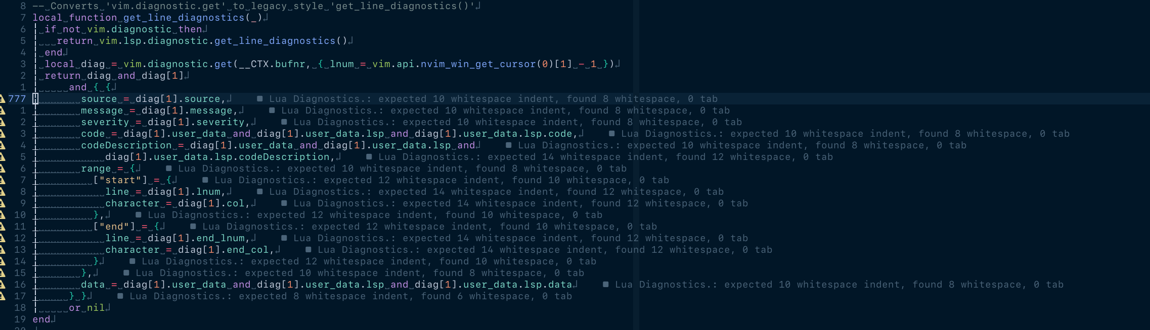 Incompatible Format Warnings Introduced With Lua Ls `3 6 18` · Issue 99 · Cppcxy
