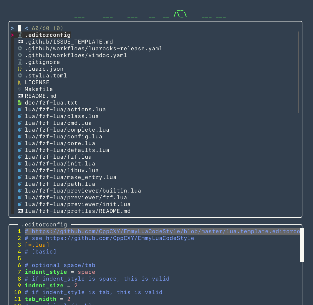 preview window border placement wrong when using alpha-nvim · Issue #711 · ibhagwan/fzf-lua · GitHub