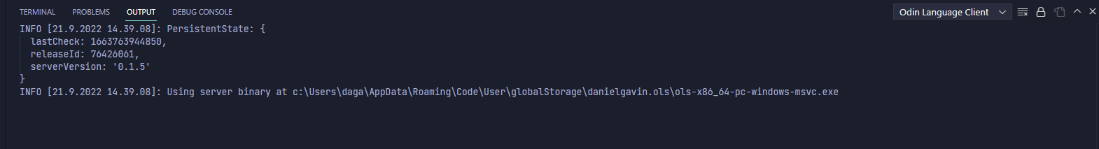 Can't create connection to server · Issue #153 · DanielGavin/ols · GitHub