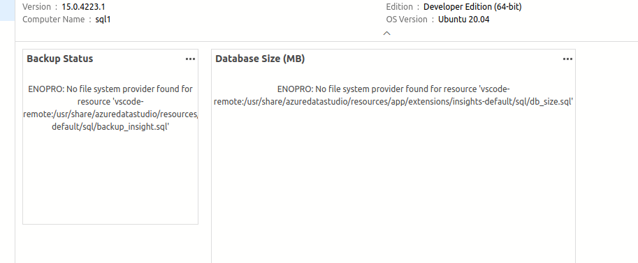 Insight widgets not displaying correctly on dashboard · Issue #20014 · microsoft/azuredatastudio ...