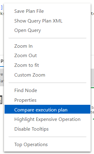 Compare Execution Plan Should Use Consistent Casing As Other Items