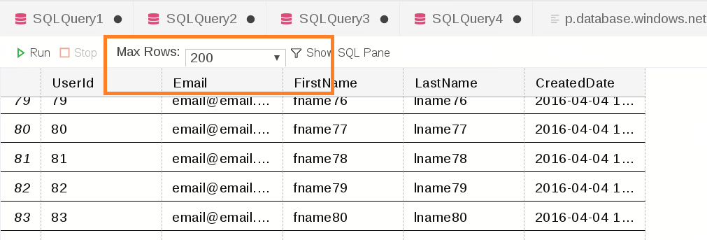 Edit Data Max Rows select box misaligned · Issue #1654 · microsoft/azuredatastudio · GitHub