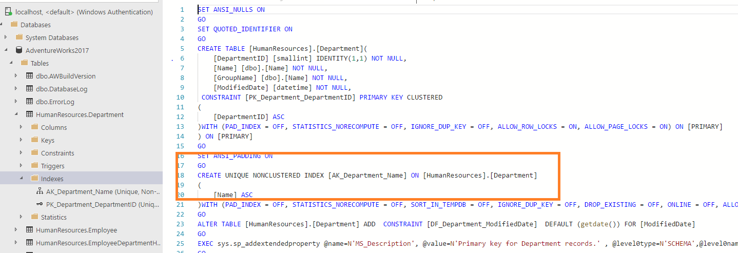 Script indexes · Issue #555 · microsoft/azuredatastudio · GitHub