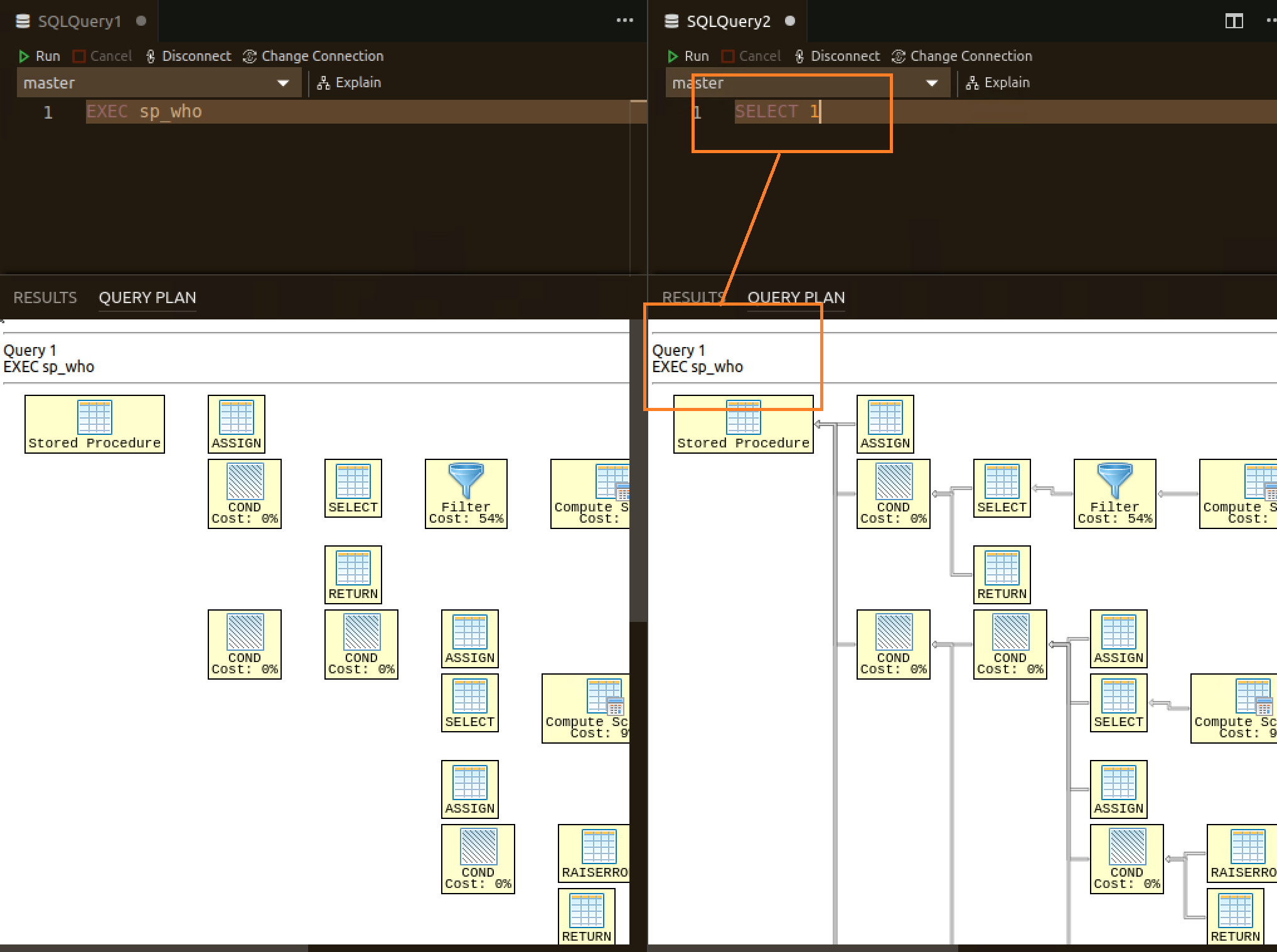 Wrong Query Plan shown after dragging editor to different group · Issue ...