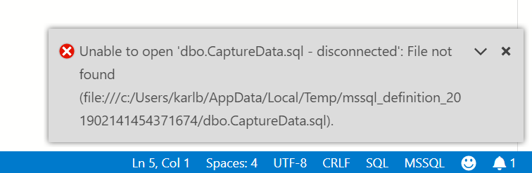 Generated script files don't open correctly after restarting ADS ...