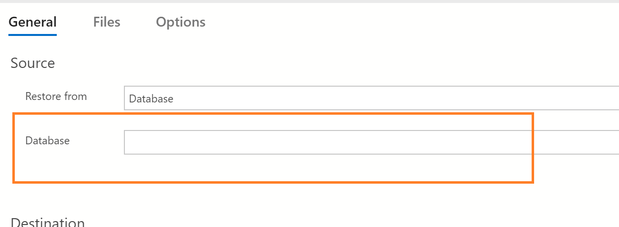 Restore Database Source Name Throws Exception · Issue 5060 · Microsoft