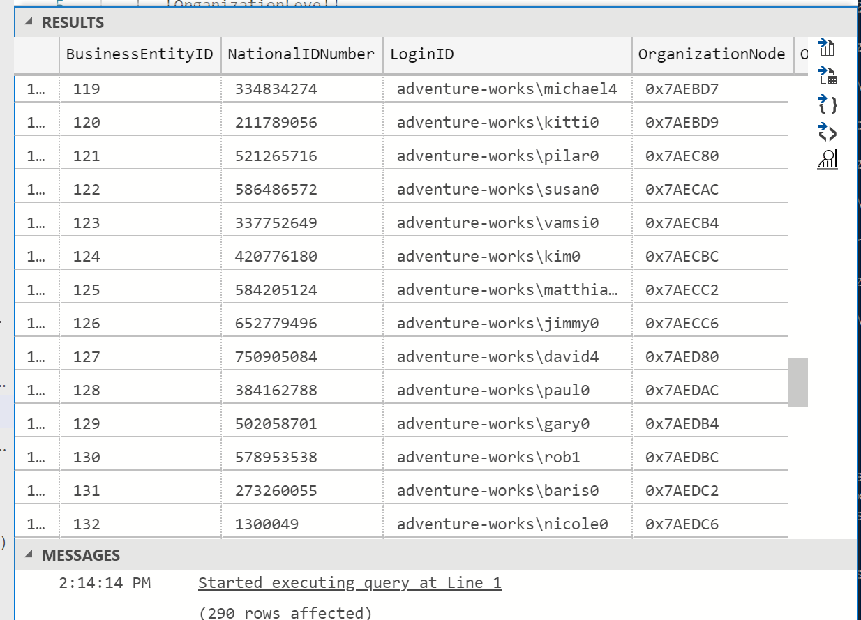 Results window sizing issues · Issue #5250 · microsoft/azuredatastudio · GitHub