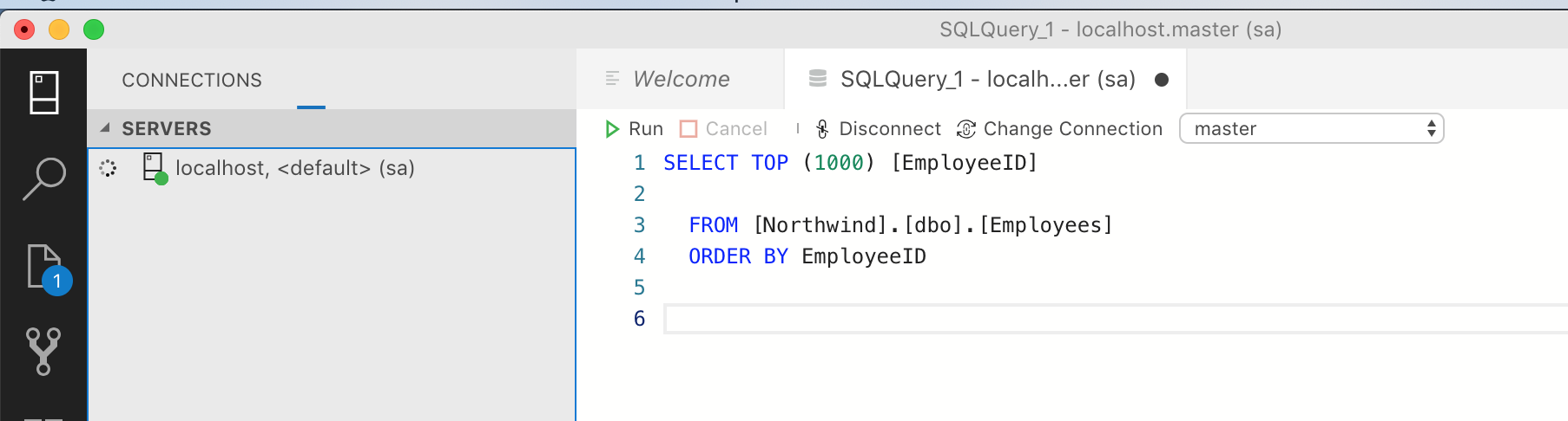 Connecting through Query Editor breaks connection node in Servers pane · Issue #6128 · microsoft ...