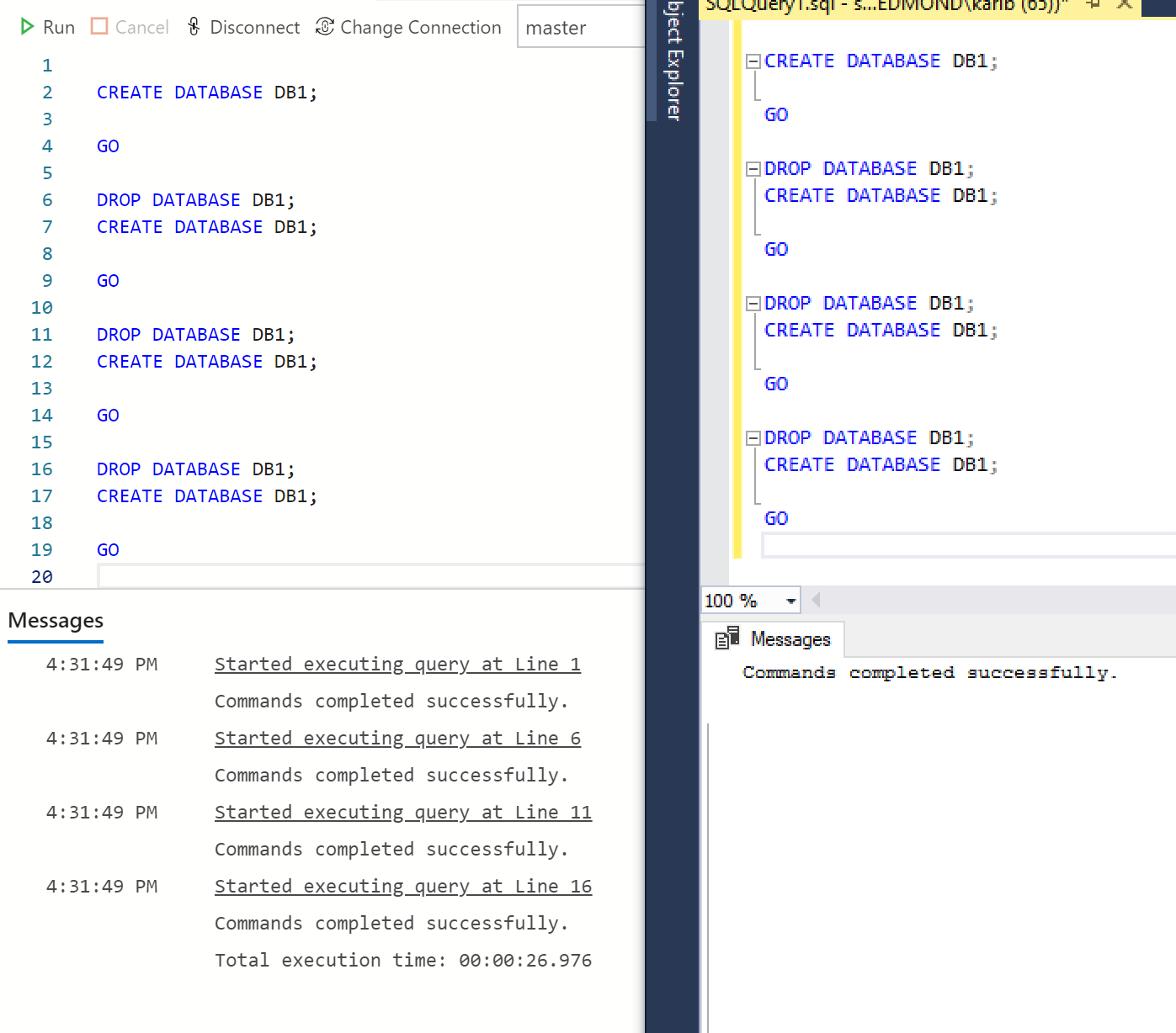 It's hard to find errors in big scripts · Issue #7042 · microsoft/azuredatastudio · GitHub