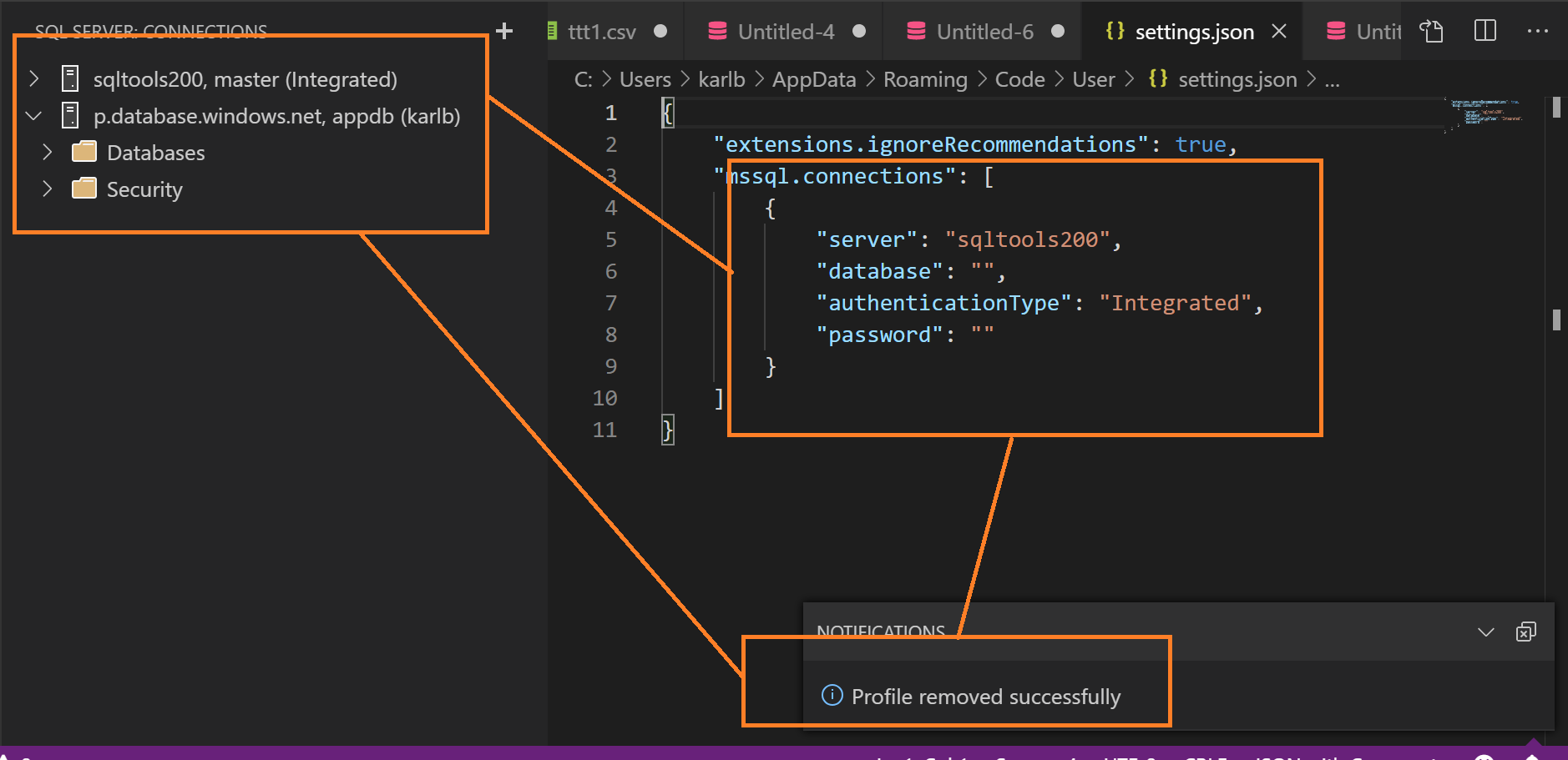 Removing A Connection Profile With Remove Profile Command Doesnt Refresh Oe · Issue 1352 7603