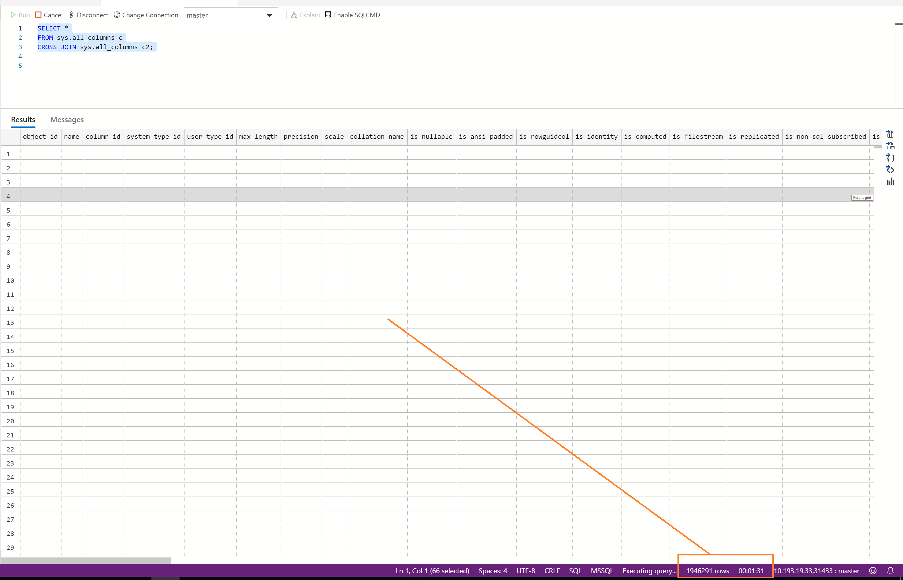 Query Results Take A Long Time To Display While Query Is Executing 2594