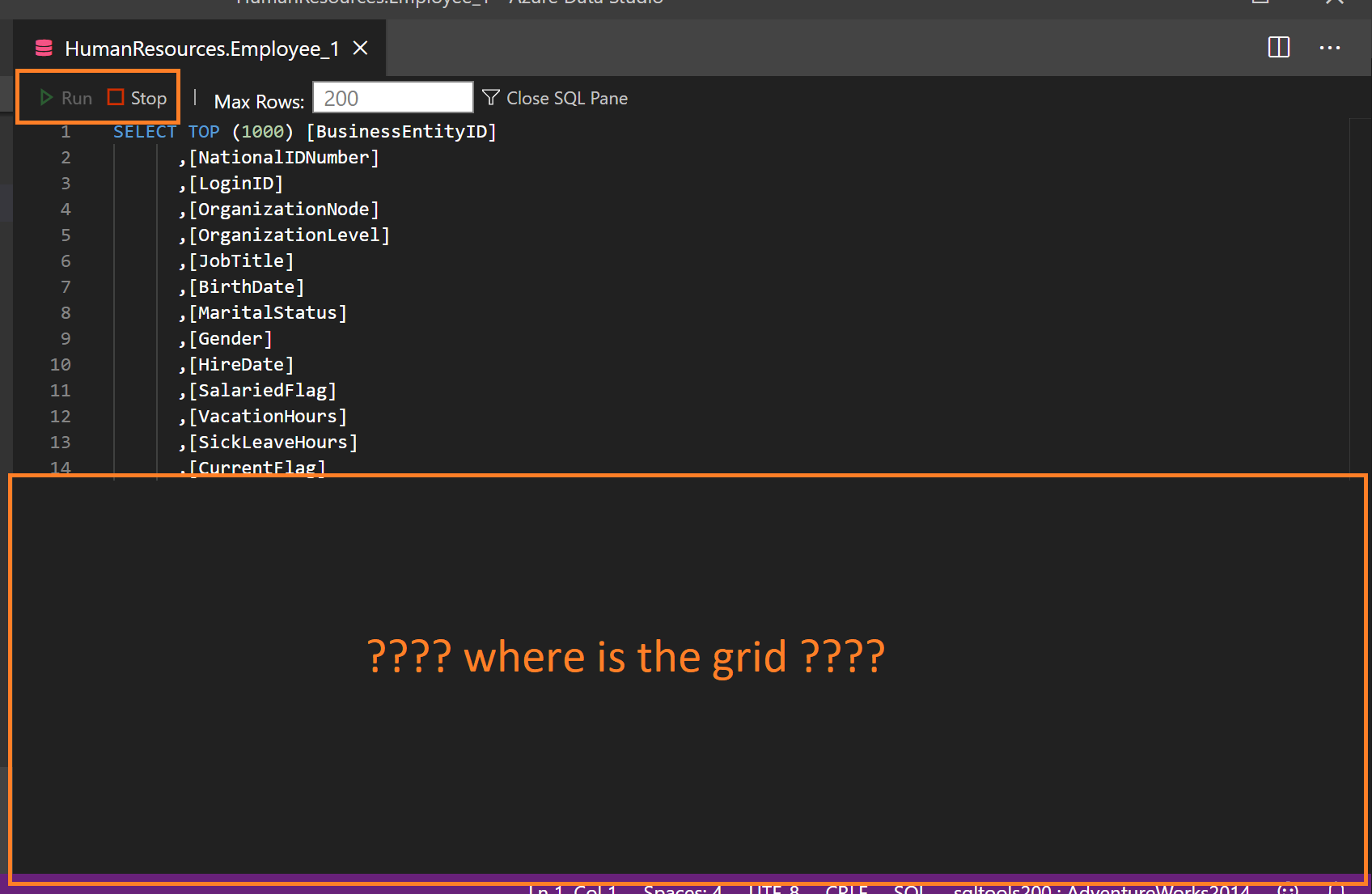 Edit Data grid never displays if Run is clicked many times · Issue #8891 · microsoft ...
