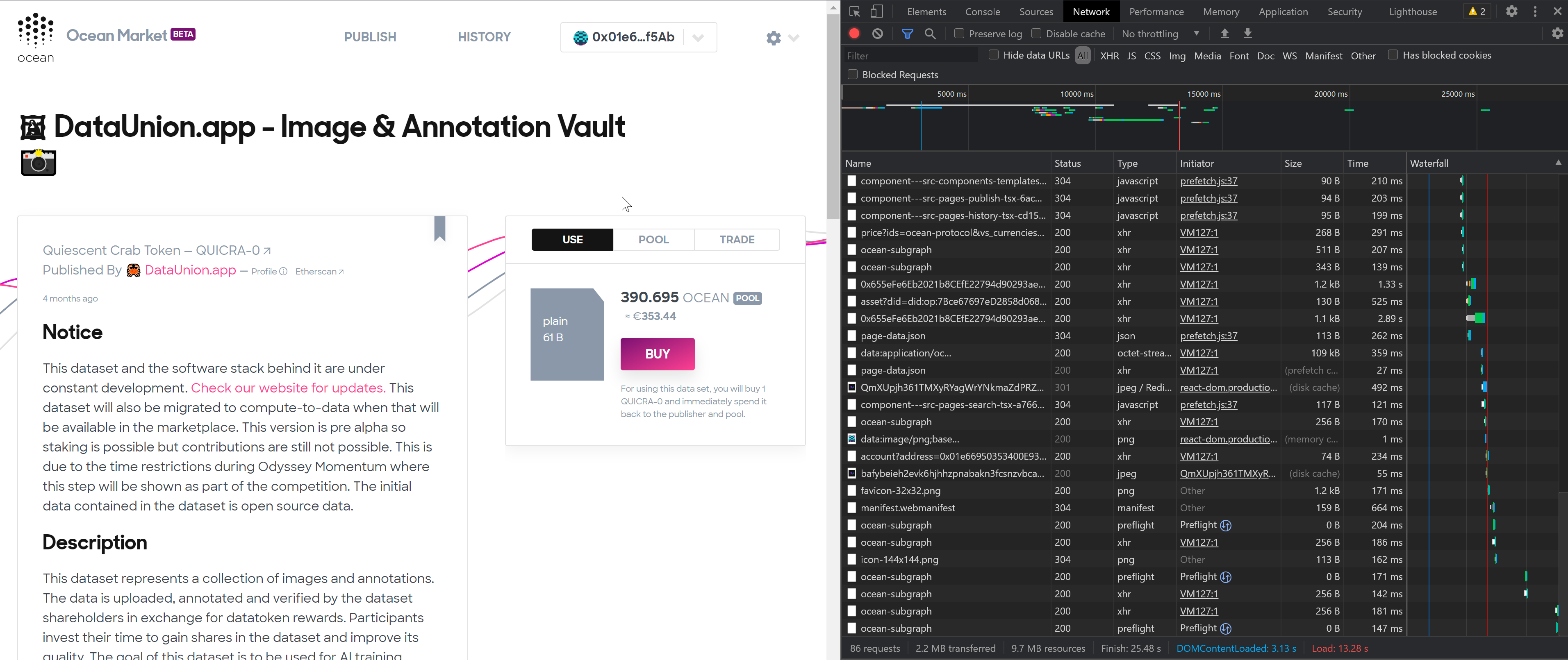 Marketplace performance, loading > 10 seconds · Issue #424 · oceanprotocol/market · GitHub