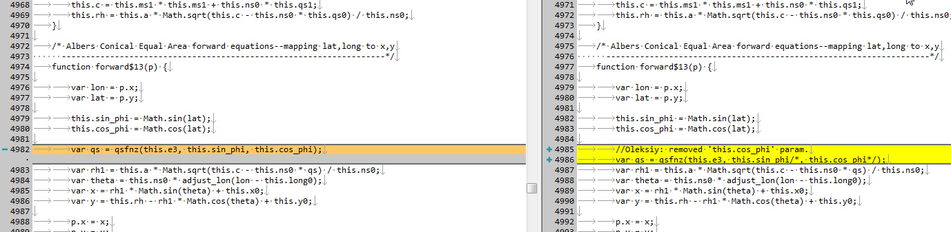 The Qsfnz Function Expects 2 Arguments But 3 Were Provided · Issue 408 · Proj4js Proj4js