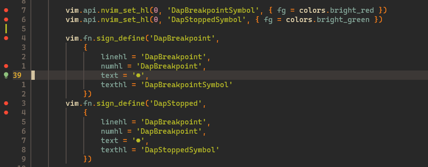 Removal of debugPC, debugBreakpoint, DapBreakpointSymbol and ...
