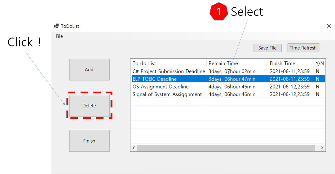 GitHub - TaesunPark/To-Do-List: C# 윈도우폼으로 만든 TO DO LIST 윈도우 전용 프로그램입니다.