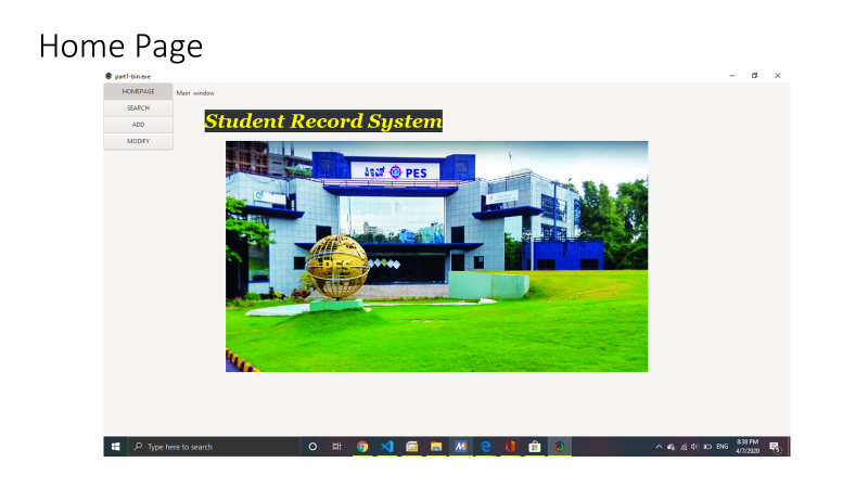 GitHub - siddharthmagadum16/Student-record-management-system: Student Record management system ...