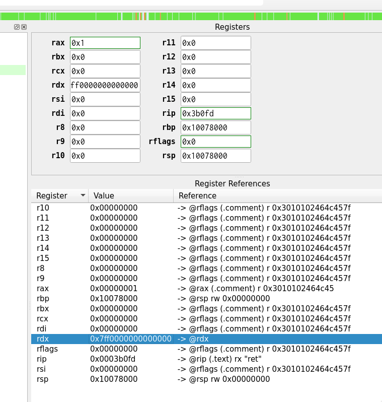 Can't see entire register contents. · Issue #2173 · rizinorg/cutter · GitHub