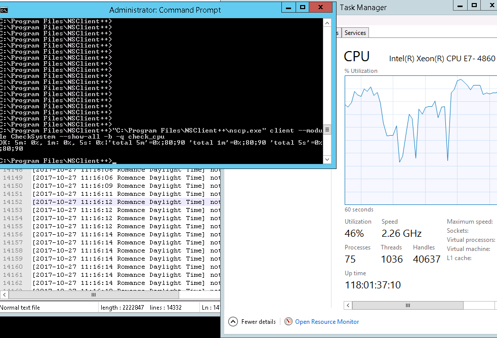 check_cpu returns 0% almost always · Issue #489 · mickem/nscp · GitHub