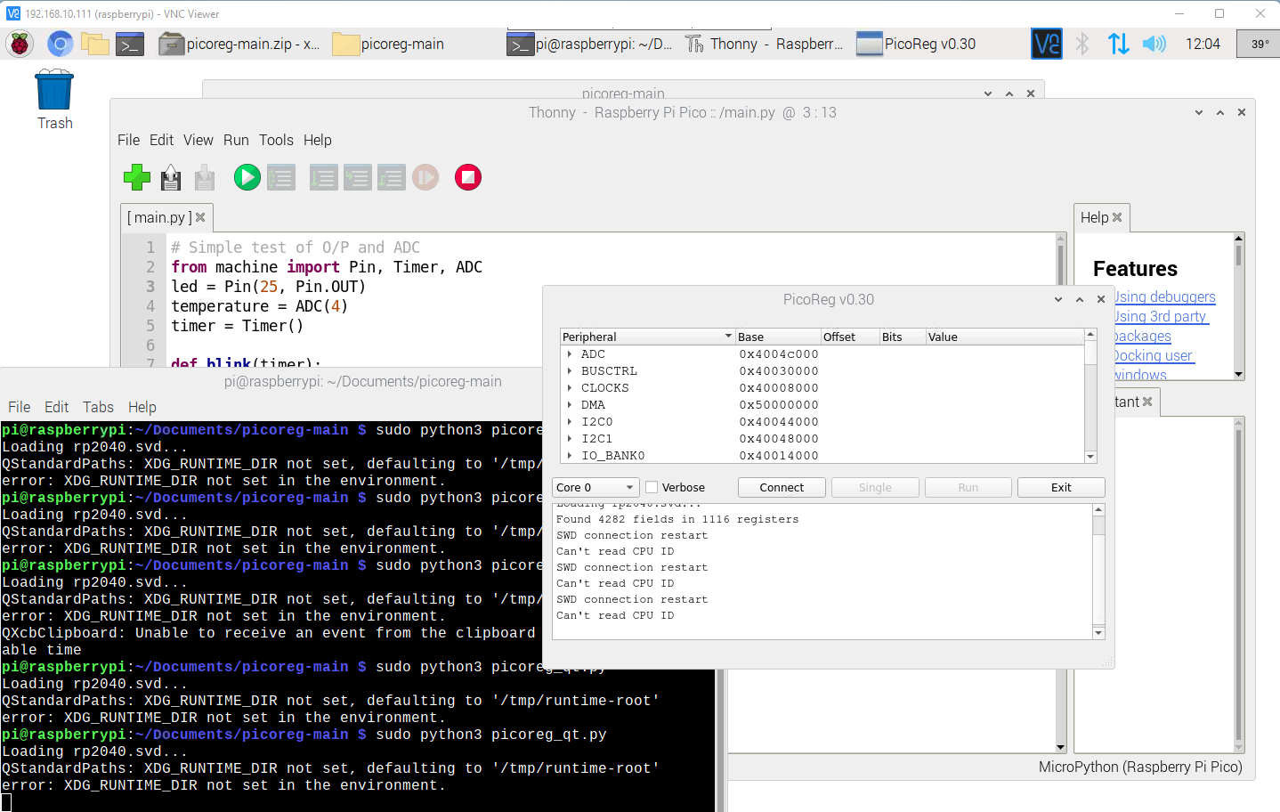 Issue with CPU ID · Issue #2 · jbentham/pico · GitHub