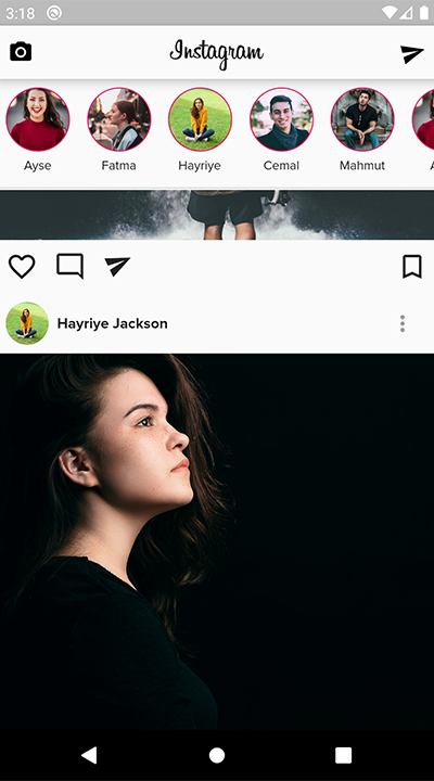 GitHub - SamedHrmn/instagram-design-flutter: Instagram homepage design ...