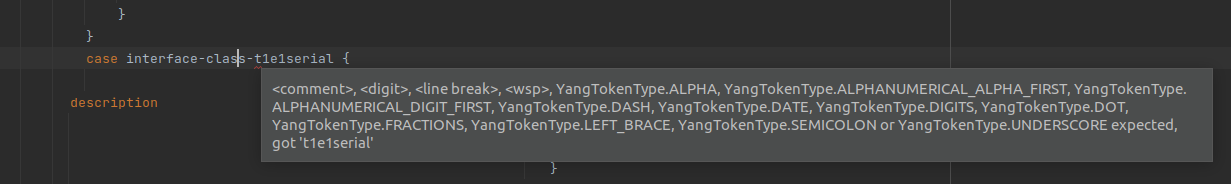 Alphanumerical strings not recognized properly. · Issue #164 · PANTHEONtech/YANGinator · GitHub