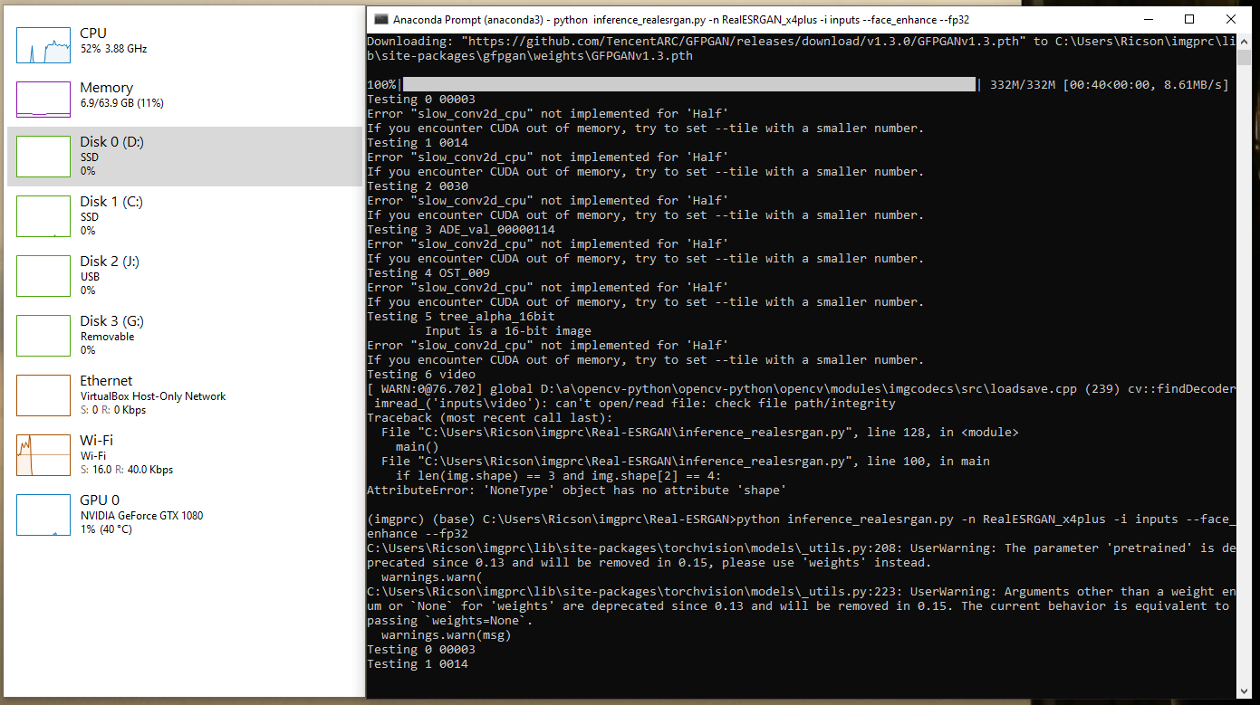 inference_realesrgan.py not detecting or using GPU · Issue #381 · xinntao/Real-ESRGAN · GitHub