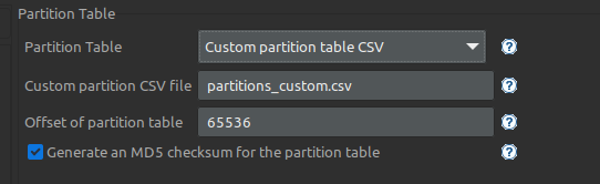 SDK config editor incorrectly handle given value for partition table offset, as HEX without 0x ...