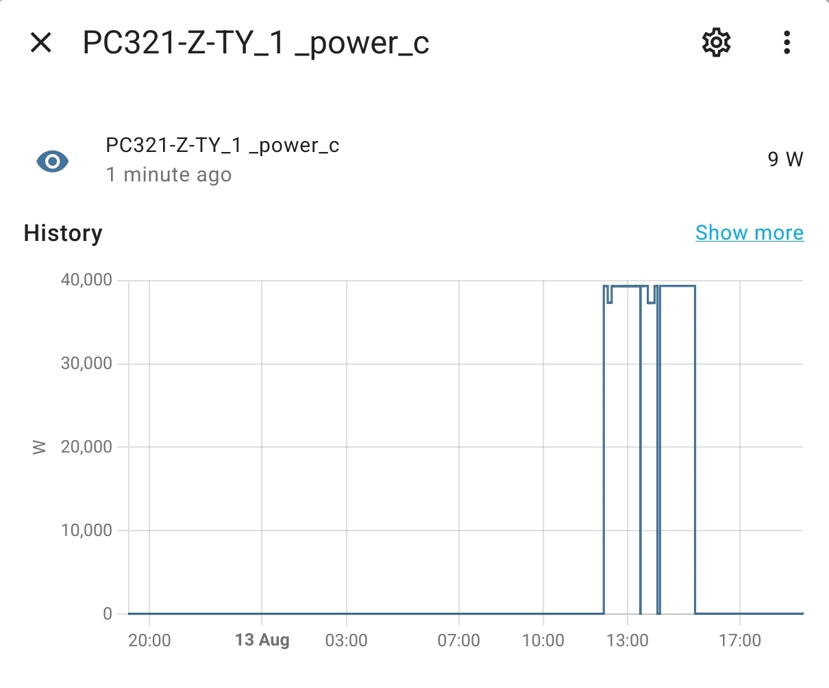 PC321-Z-TY 3-phase Clamp Power Meter jumping values · Issue #18606 ...