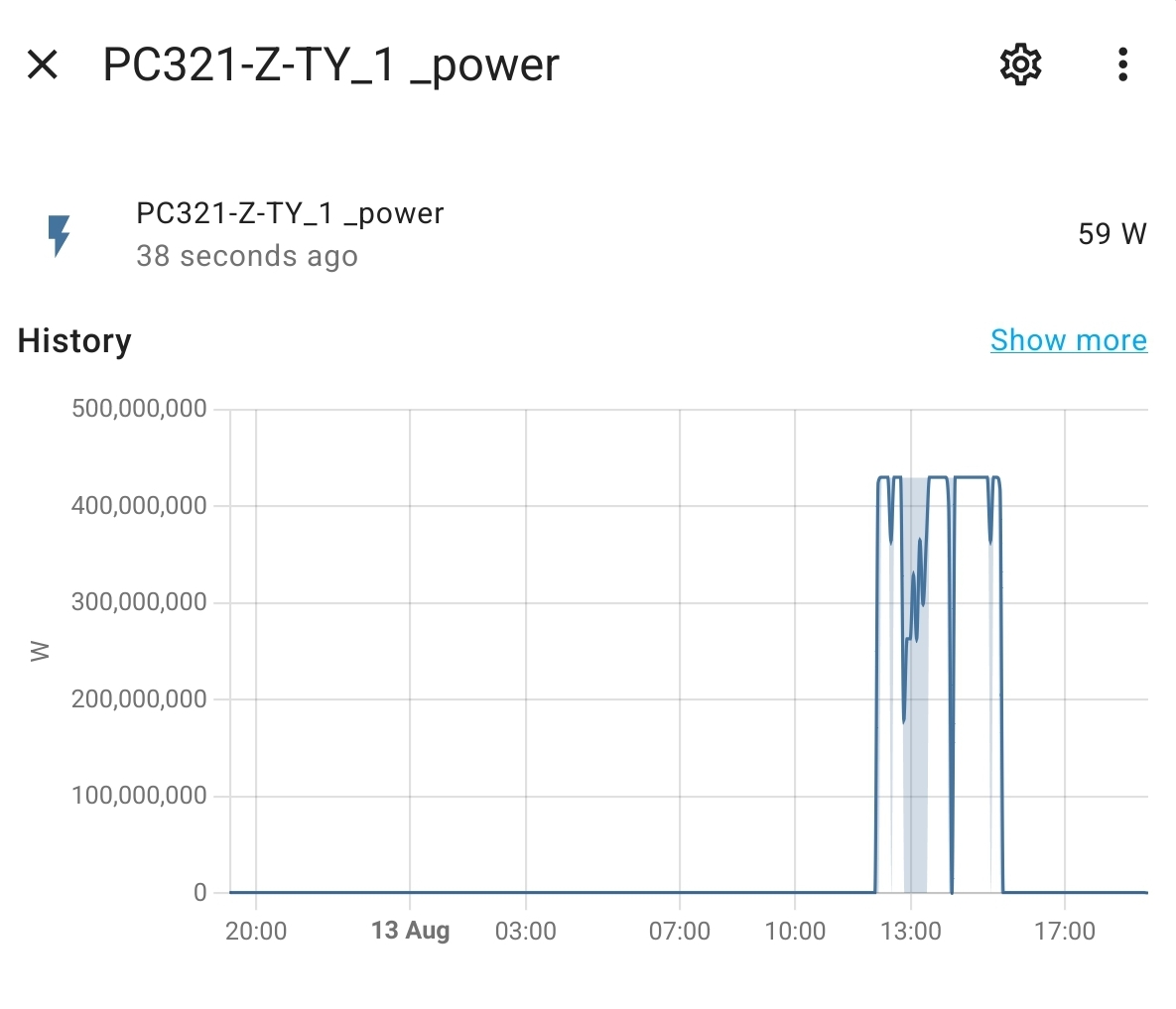 PC321-Z-TY 3-phase Clamp Power Meter jumping values · Issue #18606 ...