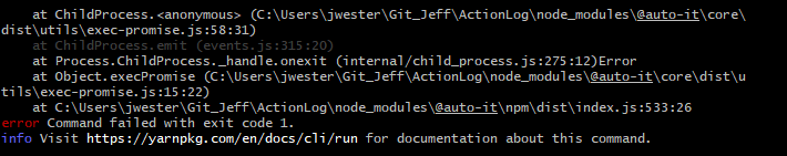 Error occurs when running 'yarn auto shipit' · Issue #1509 · intuit/auto · GitHub