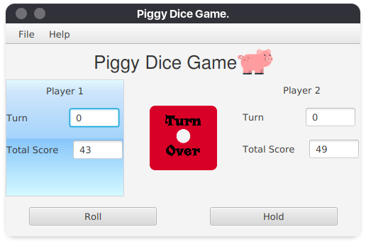 GitHub - c2p-cmd/PiggyDiceGame: Created a 2 Player Dice Game.