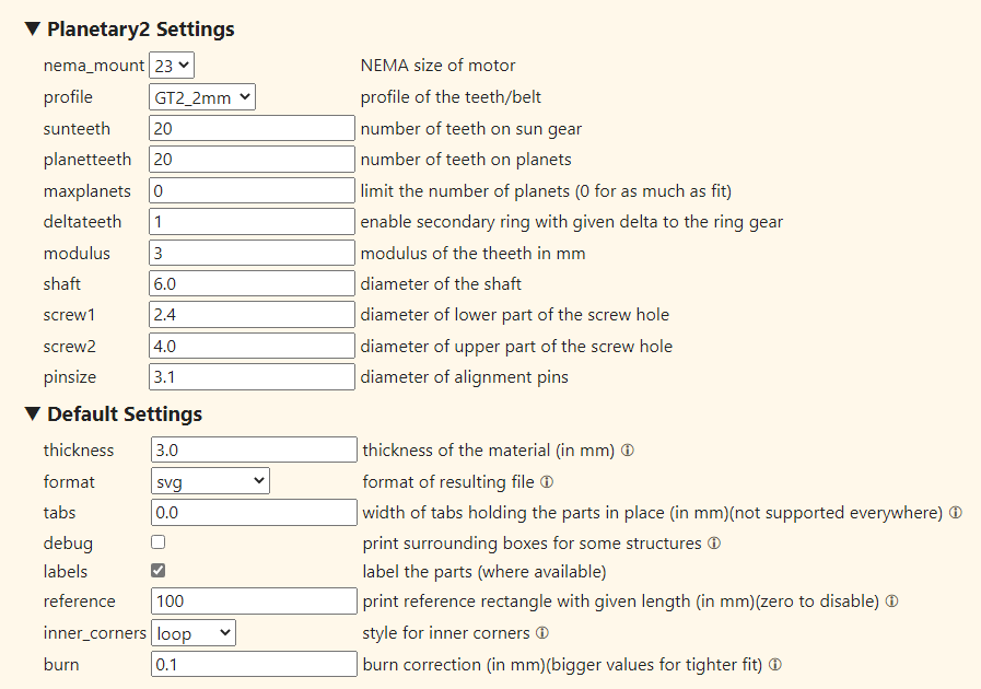 Planetary2 Issue · Issue #417 · florianfesti/boxes · GitHub
