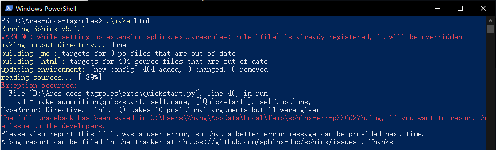 Typeerror Directiveinit Takes 10 Positional Arguments But 11 Were Given · Issue 10753
