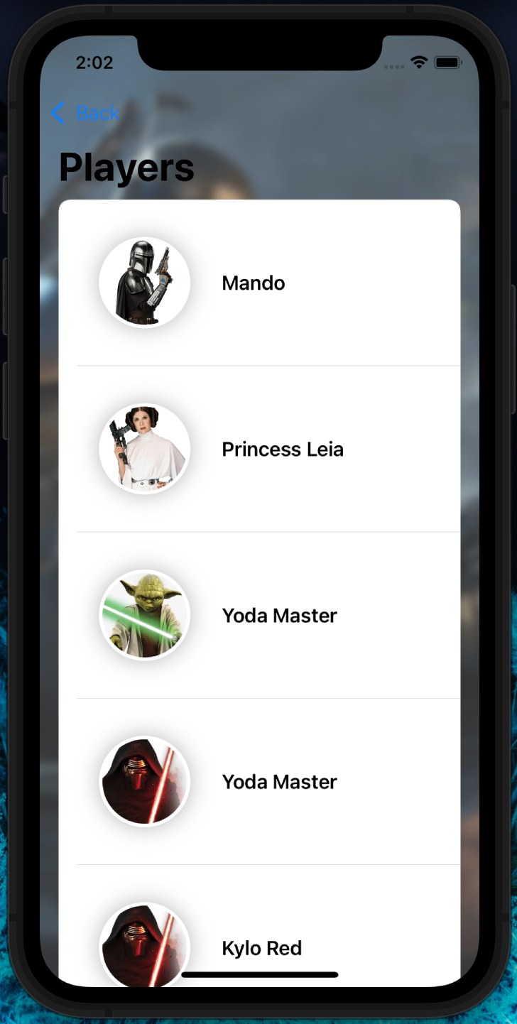 GitHub - wrimicha/iOS_Star_Wars_Characters: This app stores Star Wars ...