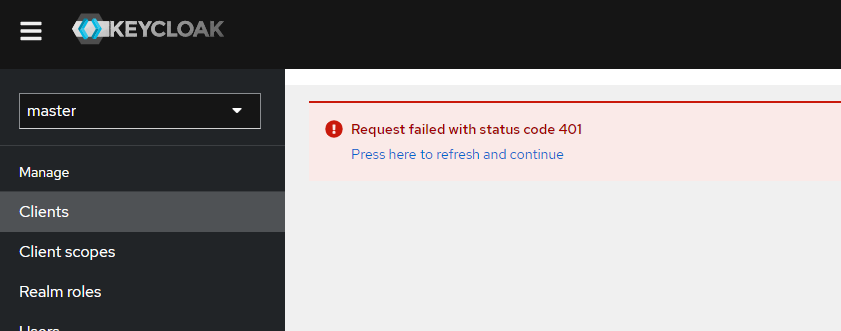 Kubernetes Deployment Gets 401 · Issue 17222 · Keycloakkeycloak · Github