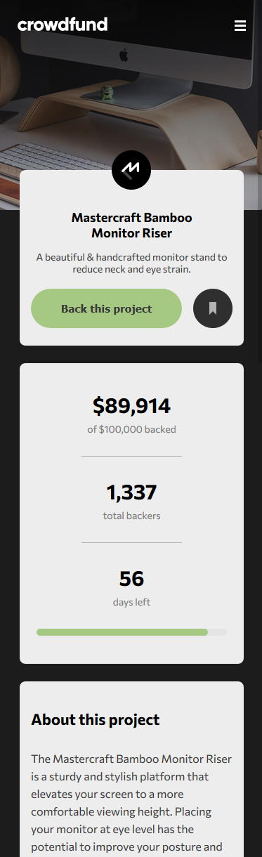 GitHub - DitwanP/Crowdfunding_product_page: A mock web page for a product that is getting ...