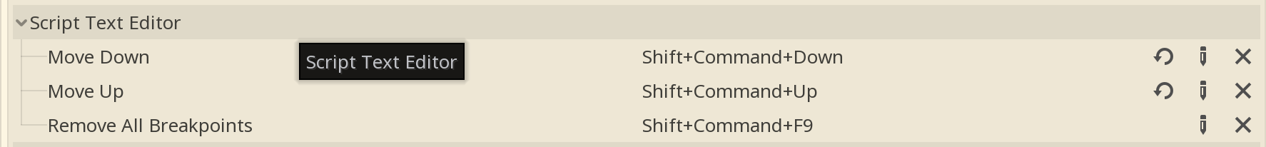 Can't use Shift+Command+Up/Down to move line up/down on macOS · Issue #28059 · godotengine/godot ...