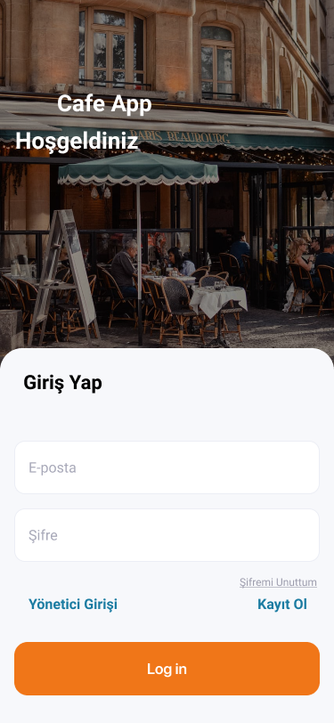 GitHub - Hamiyet-Ozdemir/CafeApp: Cafe App