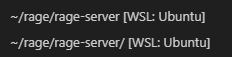 Opening remote WSL Ubuntu folder through command line with a trailing slash breaks search ...